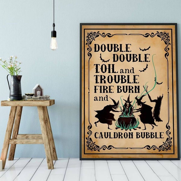 Double Double Toil and Trouble - Etsy
