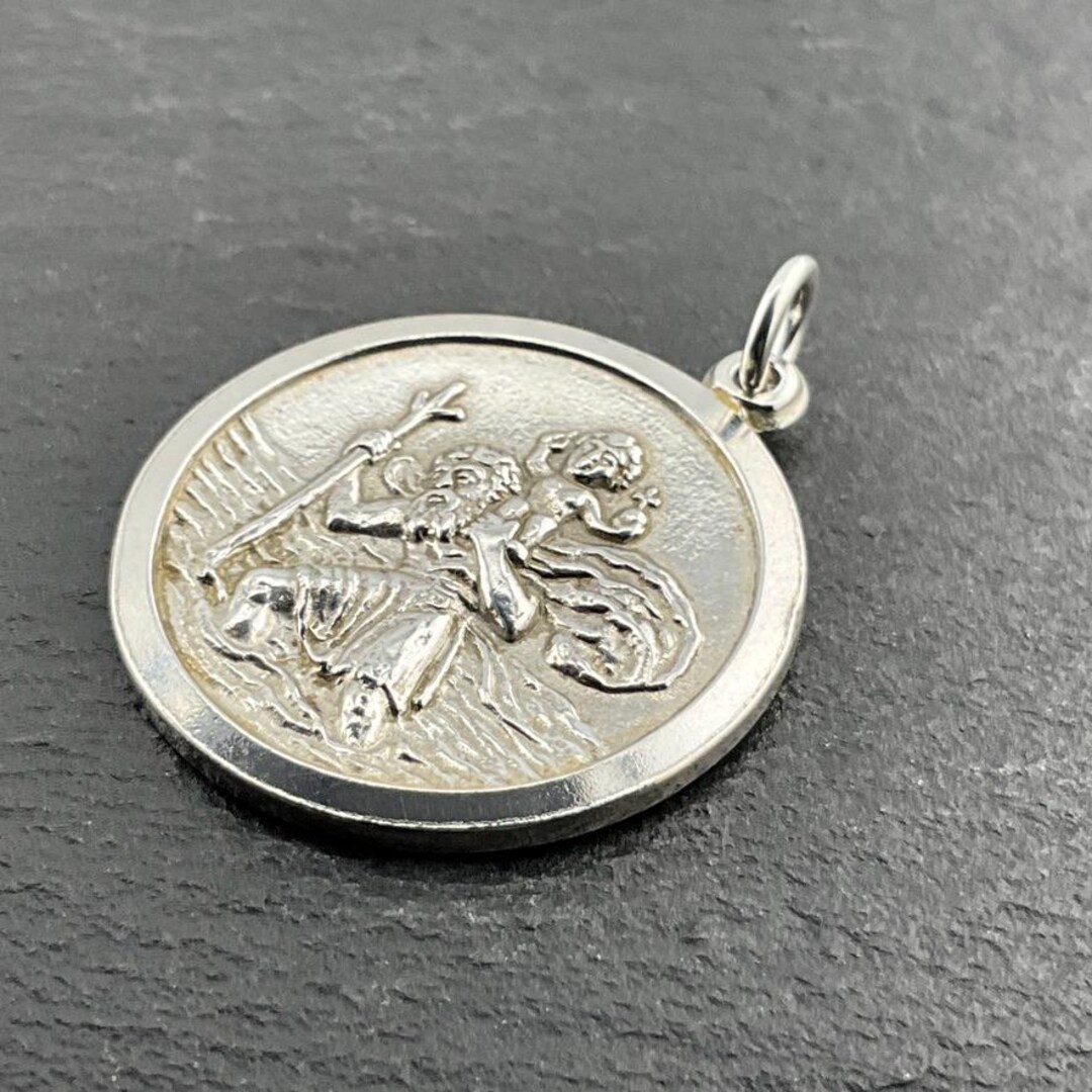 Genuine Vintage Georg Jenson Solid Sterling Silver St Christopher ...