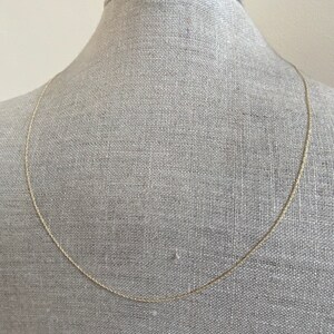 Fine Solid 9ct Gold Necklace Chain | Etsy UK