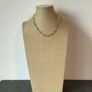 Vintage Sterling Silver Fancy Chain Link Necklace - Etsy