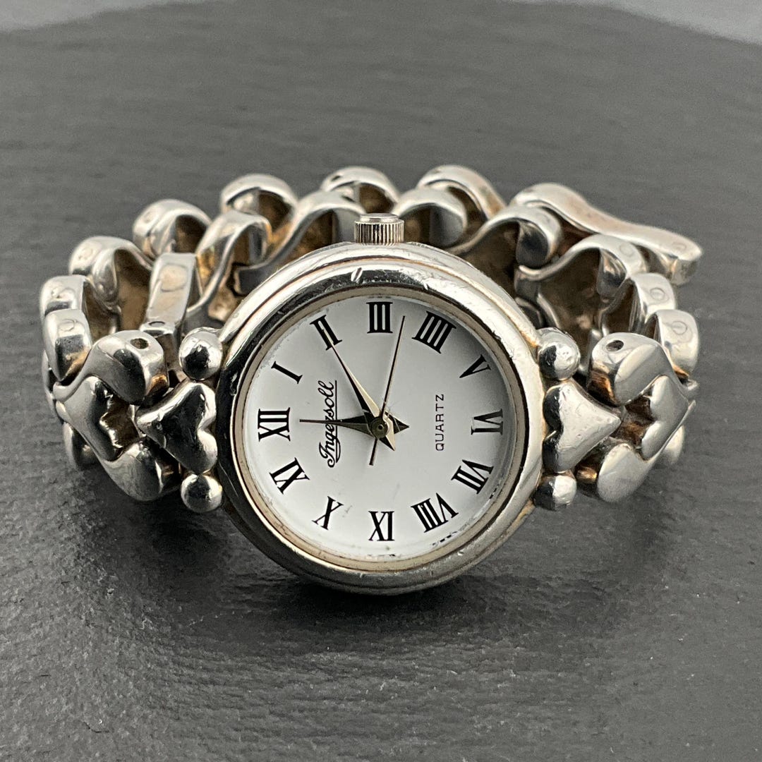 Vintage Solid Sterling Silver Wrist Watch - Etsy