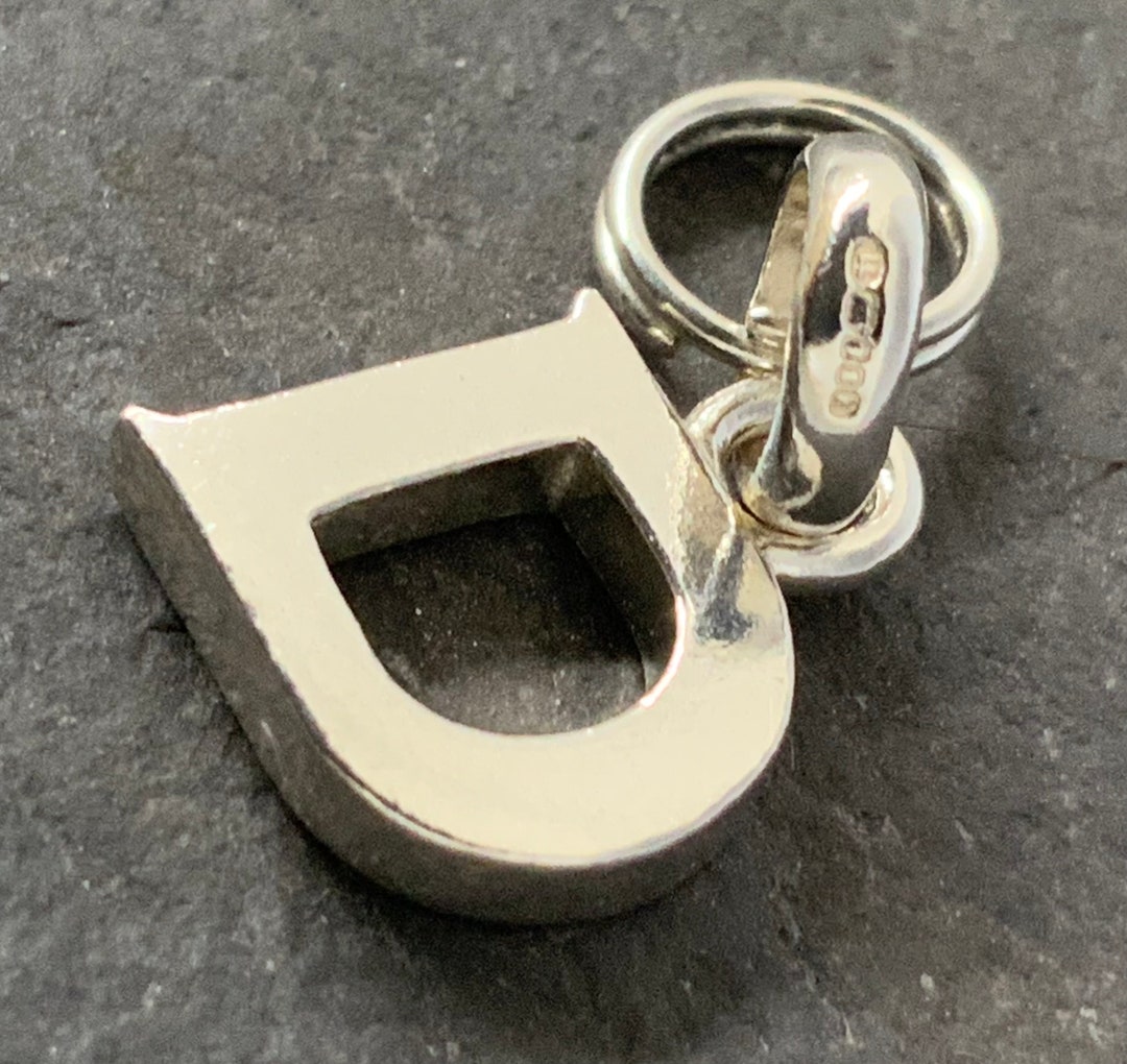 Genuine Links of London Sterling Silver Letter D Charm - Etsy