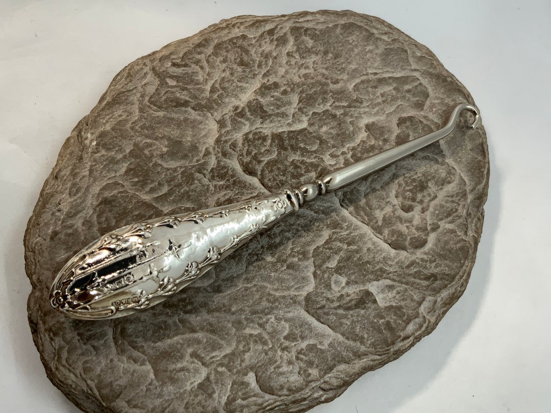 Antique Sterling Silver Button Hook - Etsy