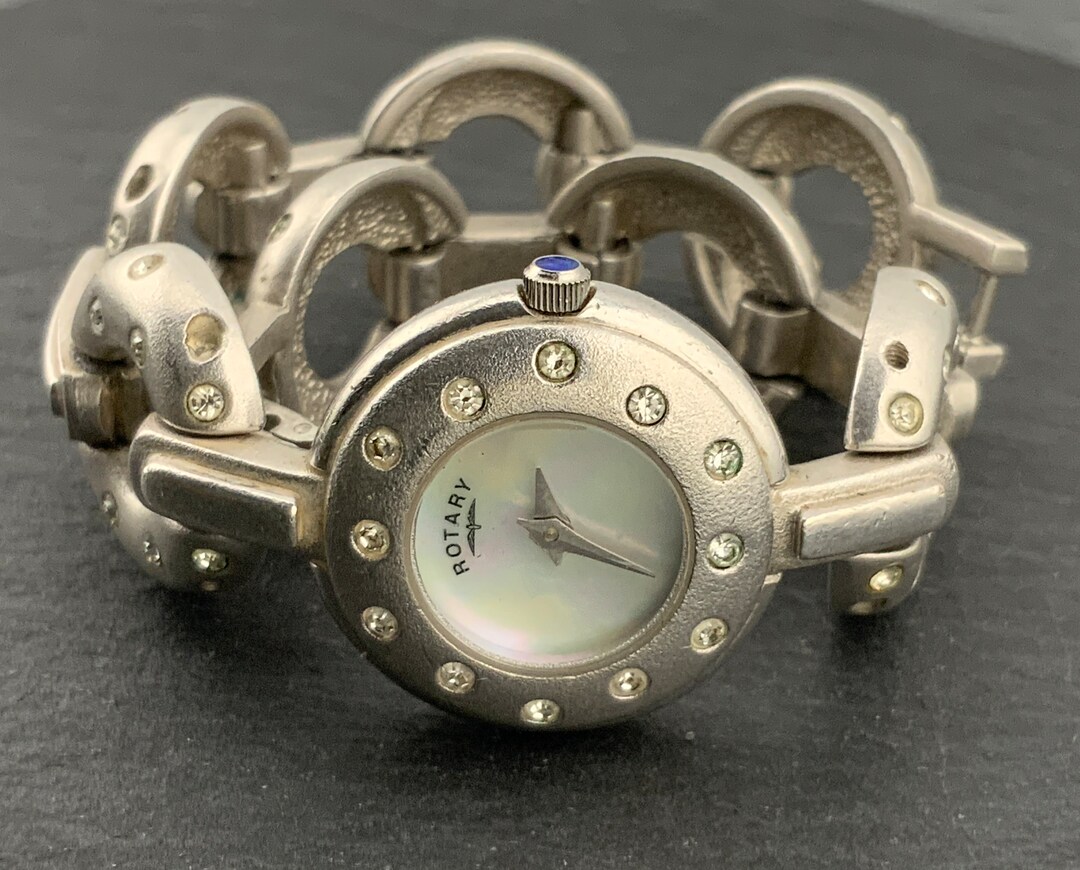 Vintage Solid Sterling Silver Rotary Wrist Watch - Etsy