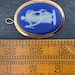Vintage 9ct Gold Cameo Wedgewood Pendant - Etsy