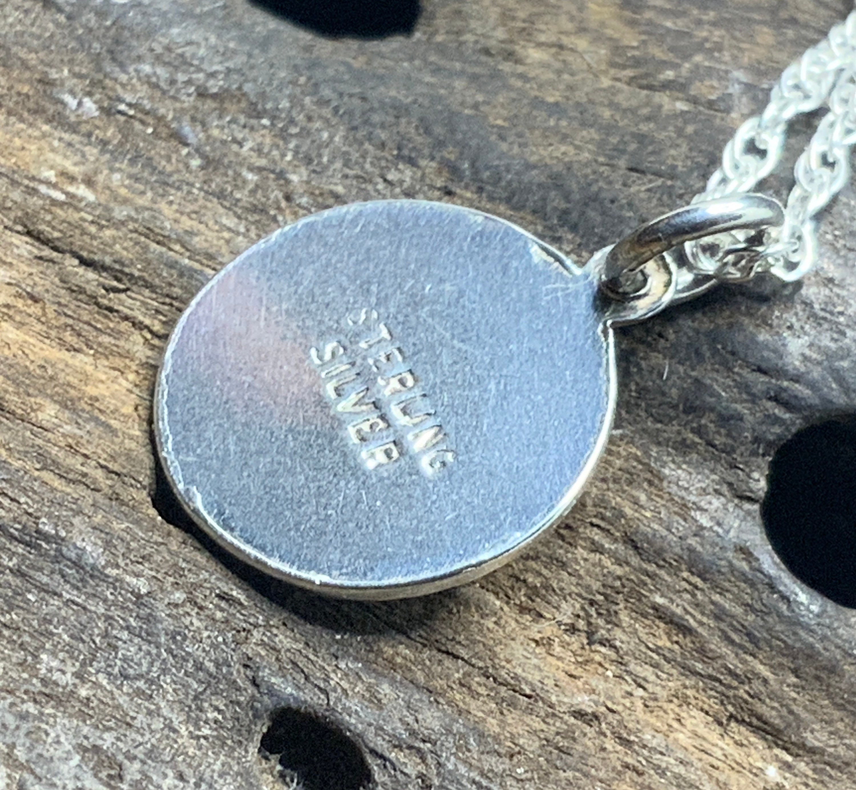 Vintage Sterling Silver Petite St. Christopher Pendant | Etsy