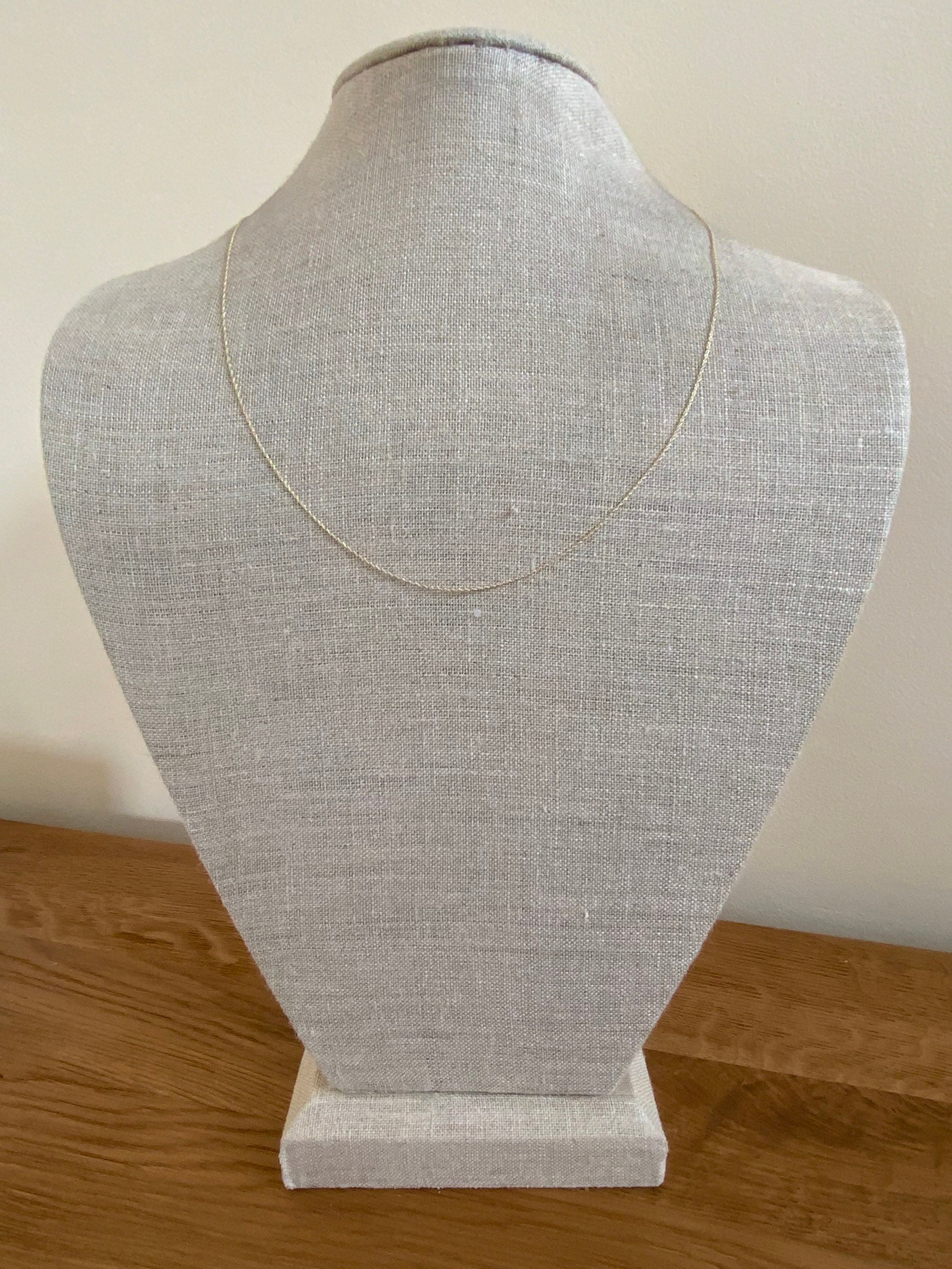 Fine Solid 9ct Gold Necklace Chain | Etsy UK