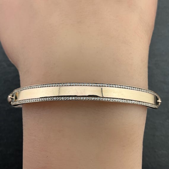 Genuine Thomas Sabo Sterling Silver Rose Quartz Brace… - Gem