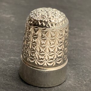 Vintage Sterling Silver Thimble - Etsy