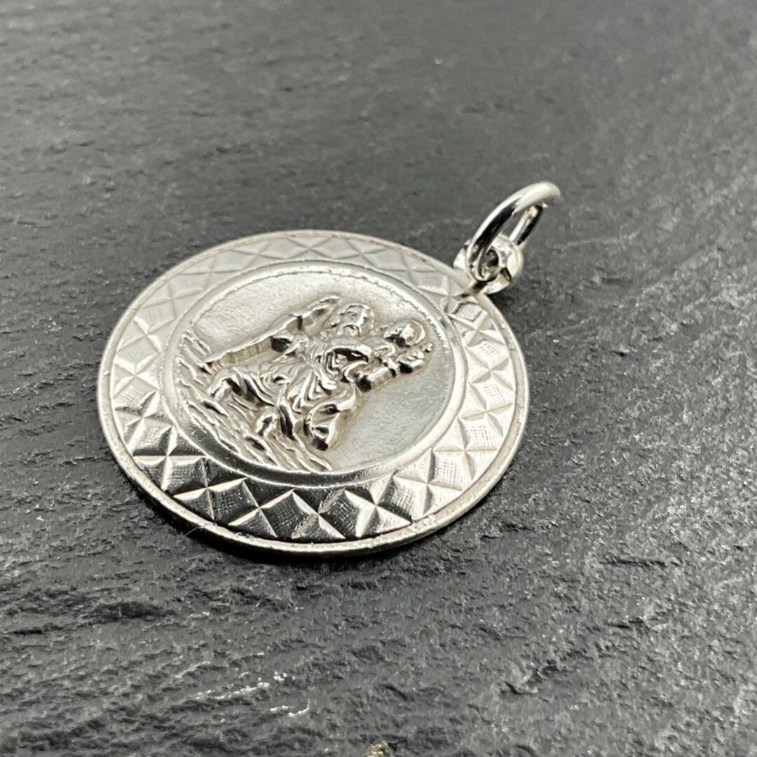 Genuine Vintage Georg Jenson Solid Sterling Silver St Christopher ...