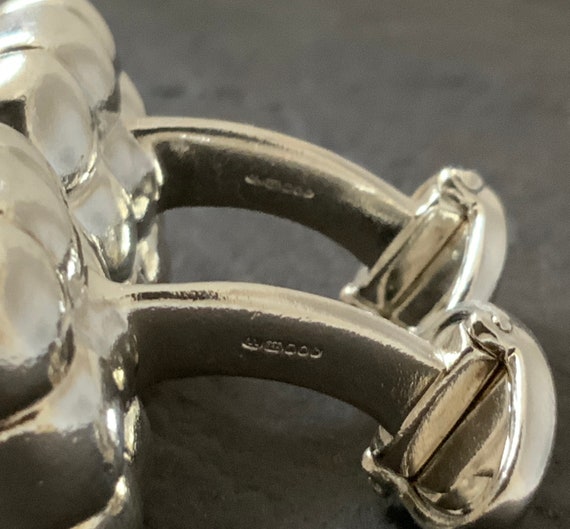 Genuine Links of London Sterling Silver Cuff Links - Gem