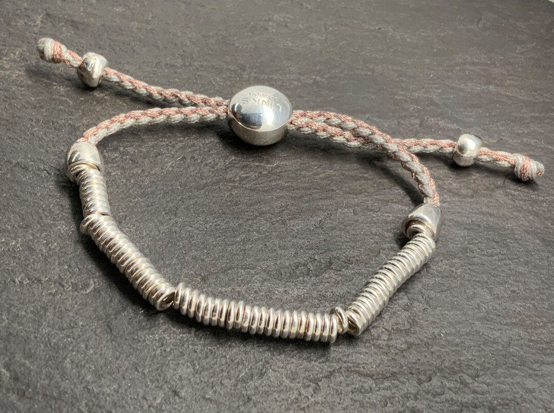 Genuine Links of London Sterling Silver Friendship Bracelet - Etsy