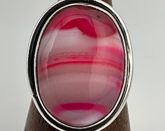 Vintage Signed Siam Sterling Silver Niello Large Statement Ring Size 6 ...