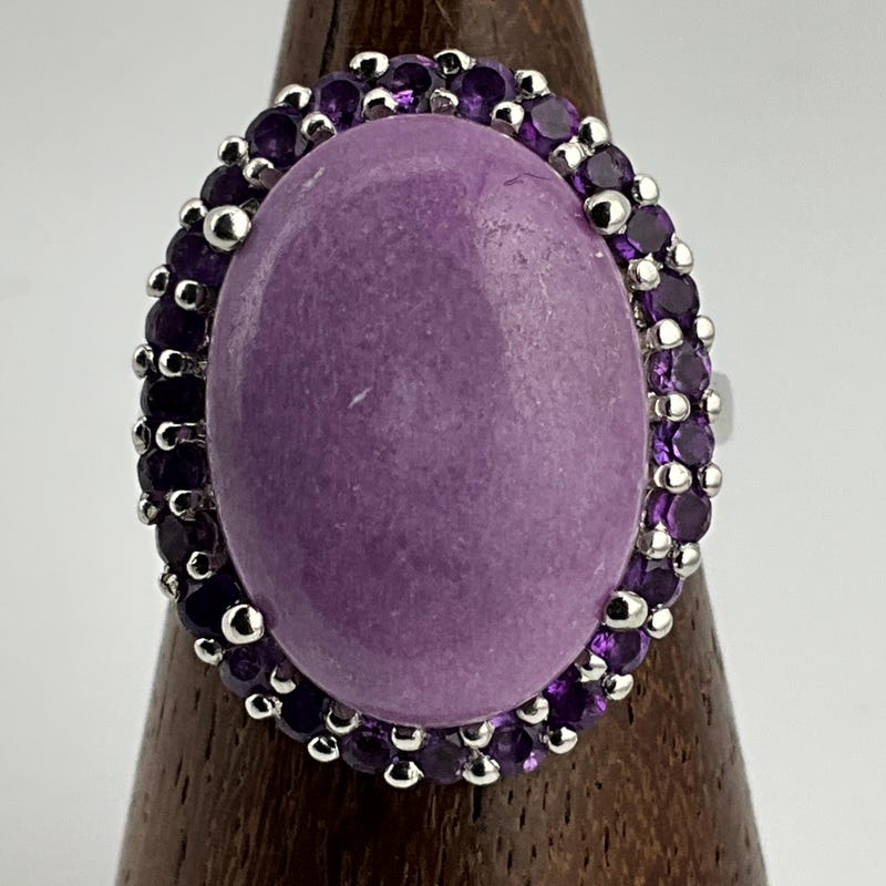 Amethyst Ring L1/2 - Etsy