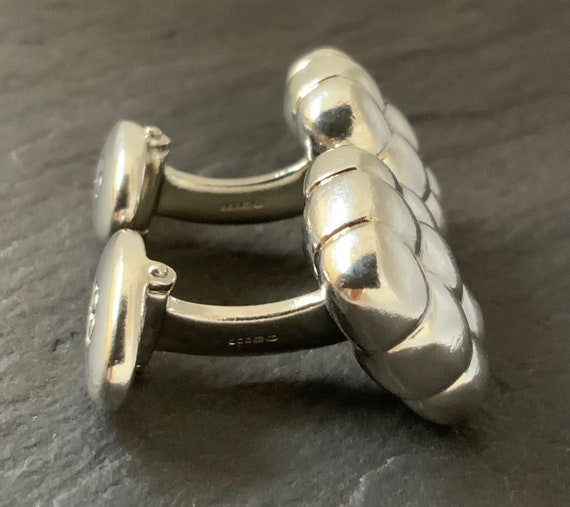 Genuine Links of London Sterling Silver Cuff Links - Gem