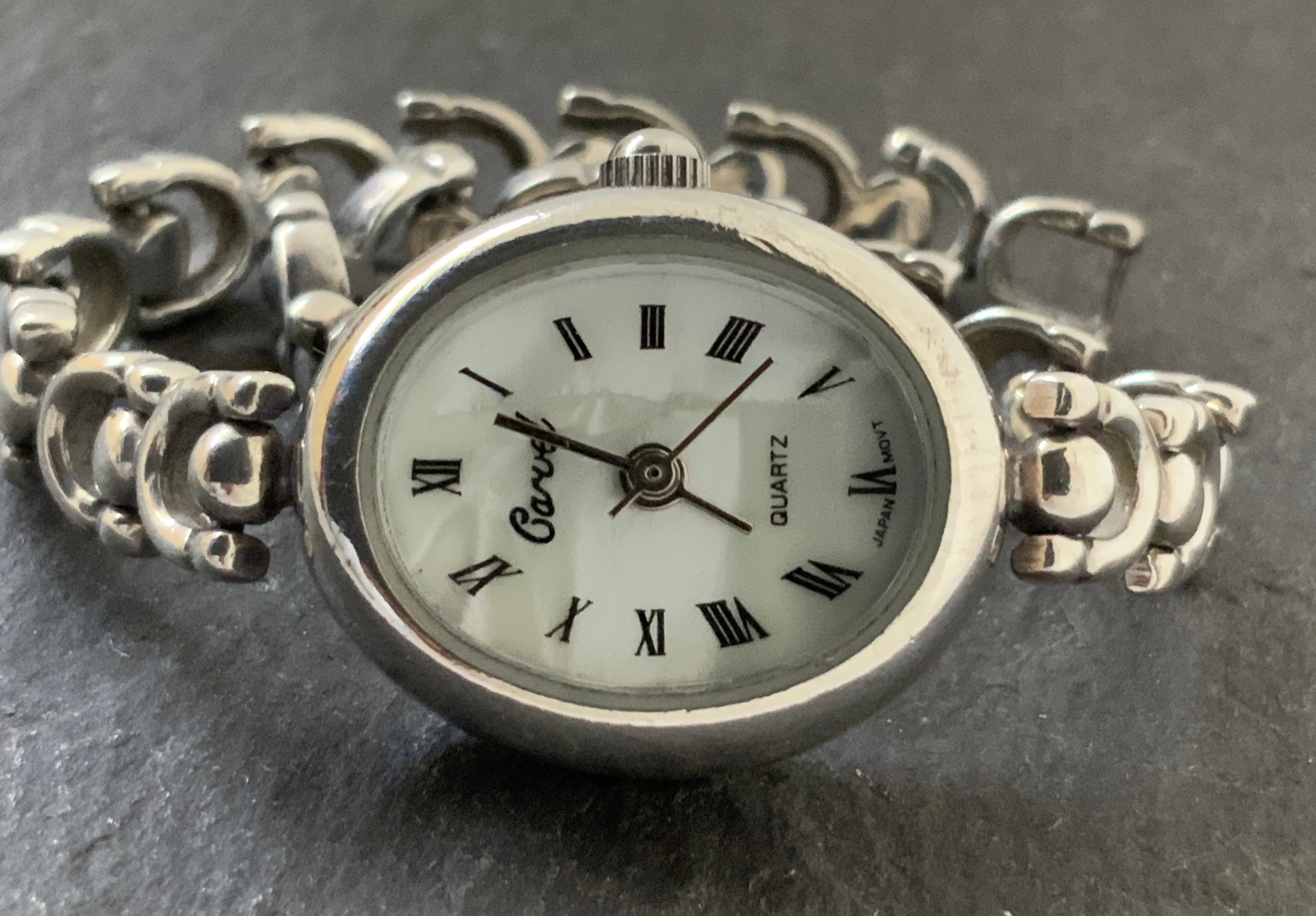 Vintage Solid Sterling Silver Quartz Wrist Watch Etsy Canada