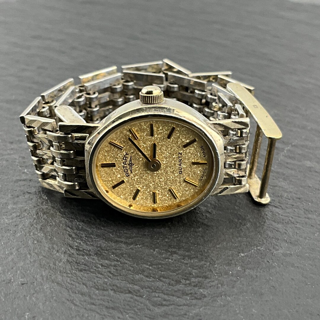 Vintage Solid Sterling Silver Rotary Wrist Watch - Etsy