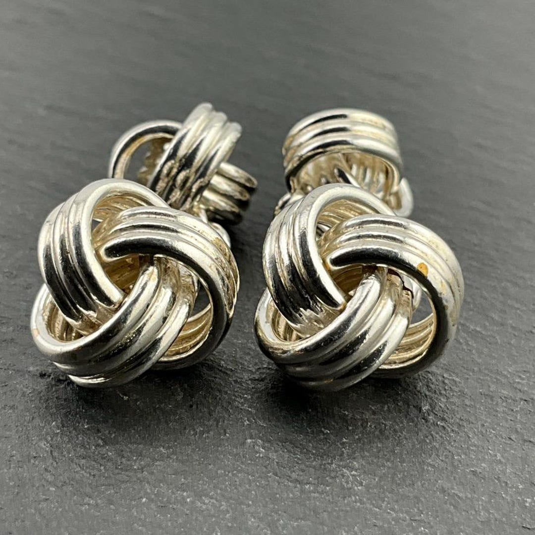 Genuine Links of London Solid Twist Ball Sterling Silver Cufflinks - Etsy