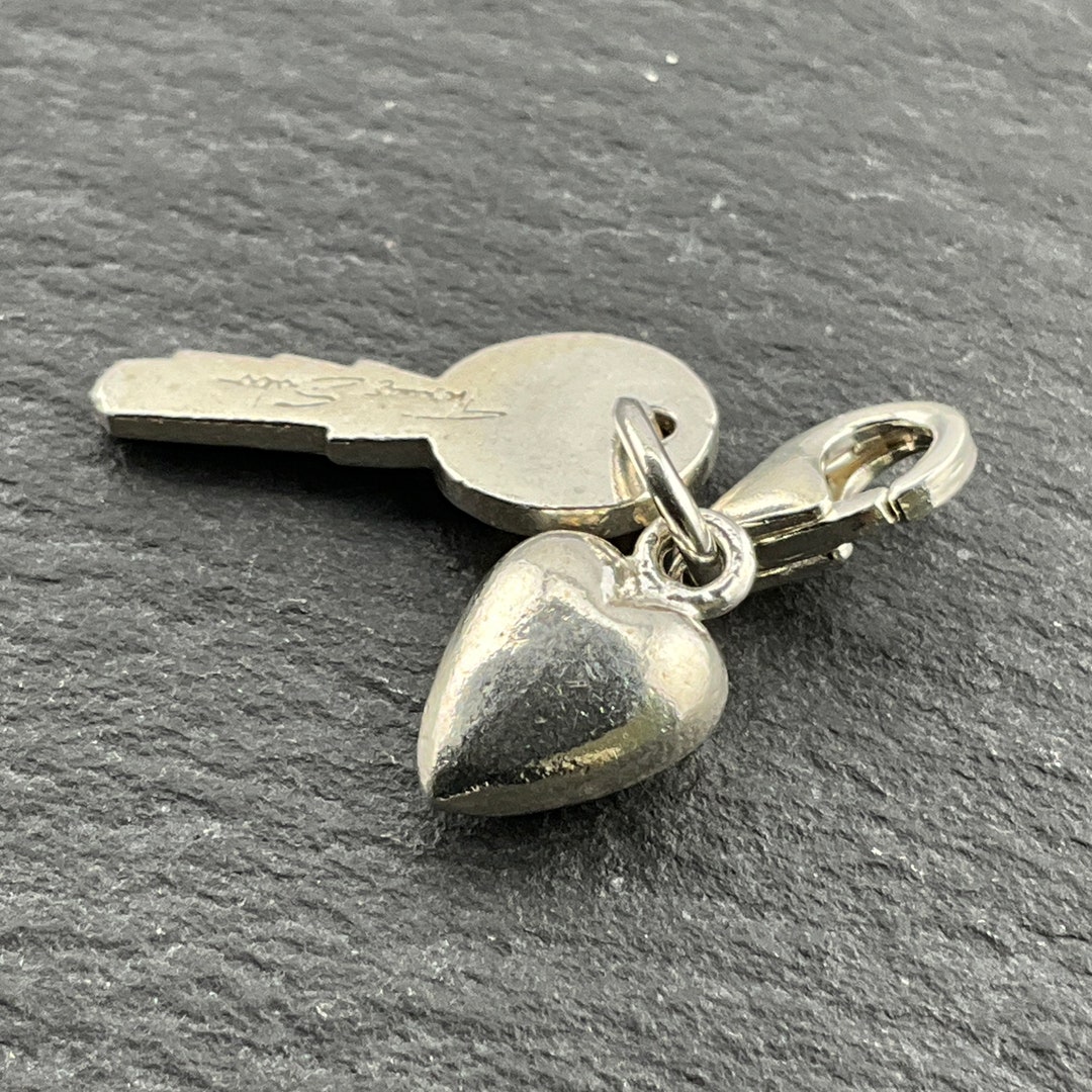 Genuine Thomas Sabo Sterling Silver Key Heart Pendant - Etsy