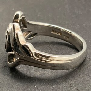 Vintage Kit Heath Sterling Silver Rose Flower Ring, UK Size L1/2, US ...