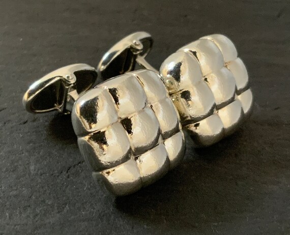 Genuine Links of London Sterling Silver Cuff Links - Gem