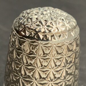Vintage Sterling Silver Thimble - Etsy