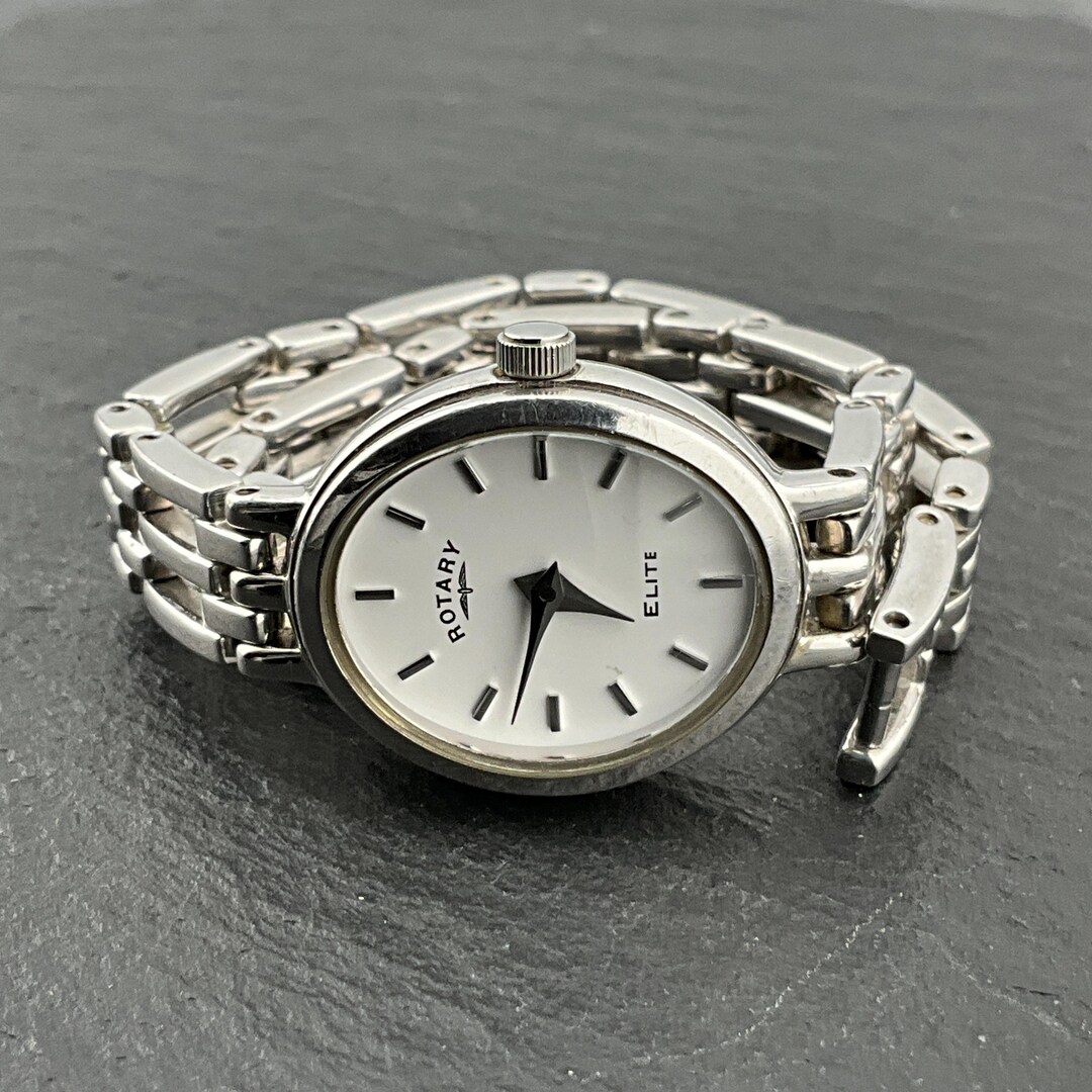Vintage Solid Sterling Silver Rotary Wrist Watch - Etsy
