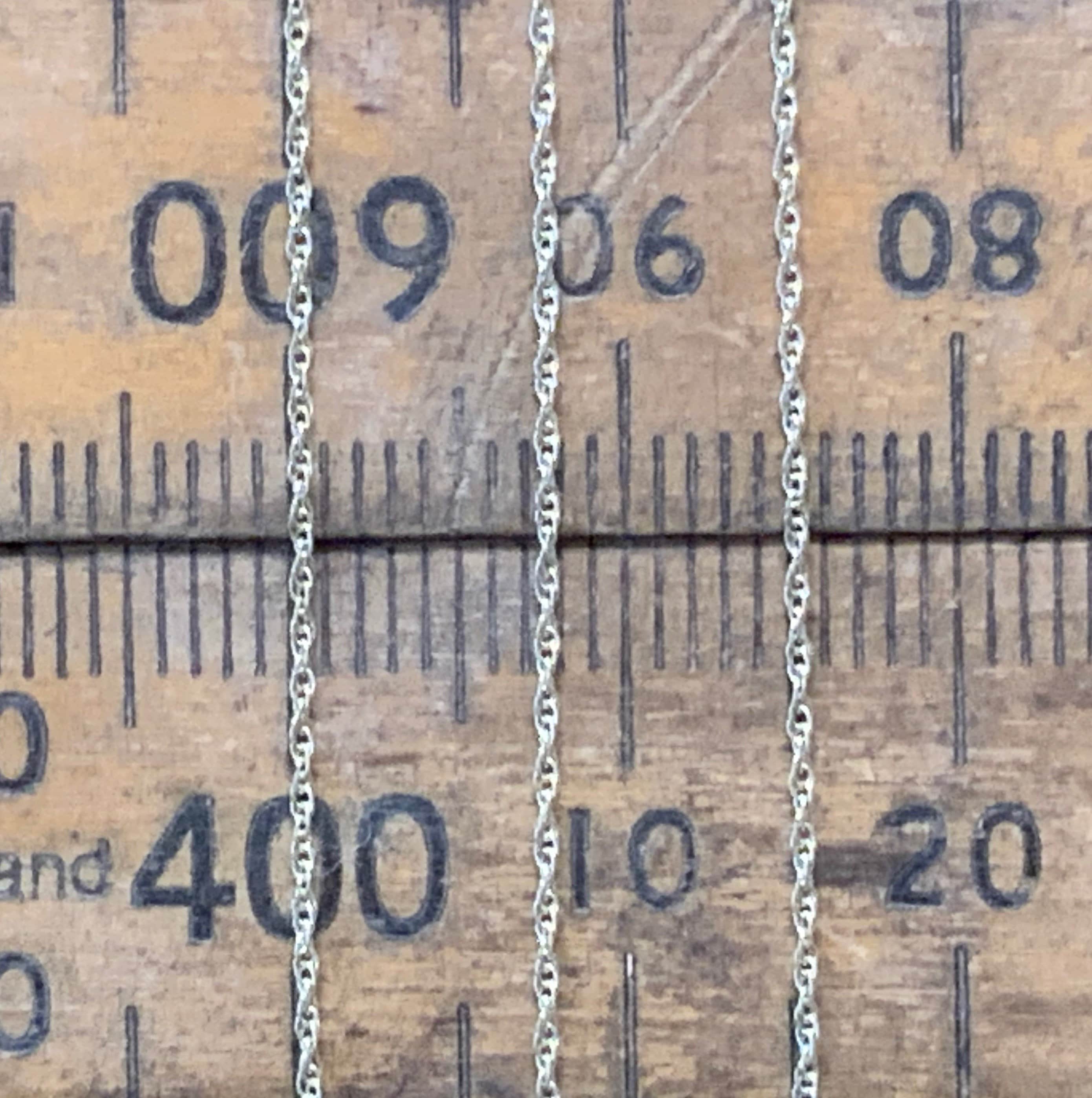 Fine Solid 9ct Gold Necklace Chain - Etsy UK