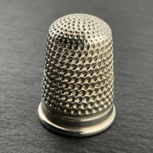 Antique Sterling Silver Thimble - Etsy