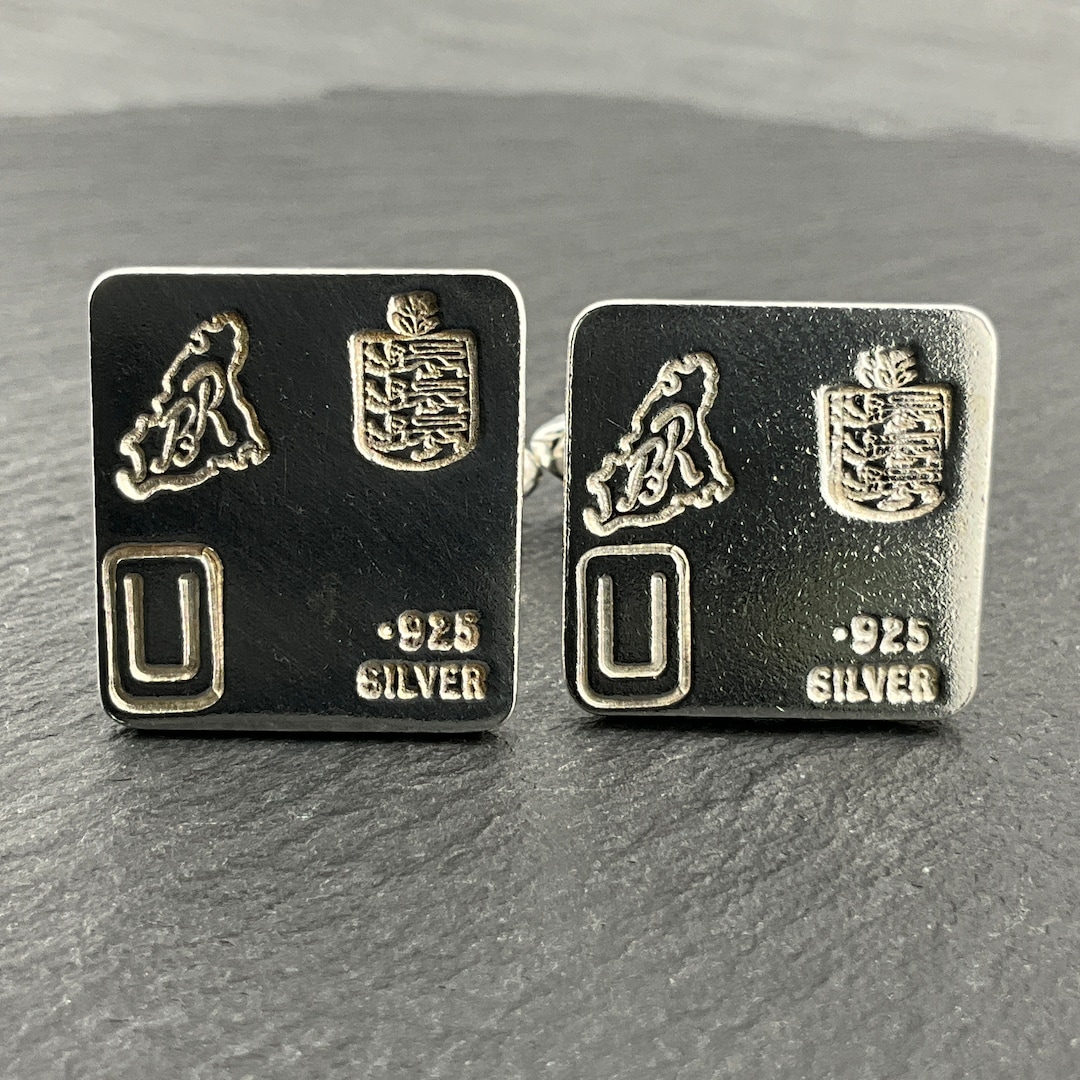 Vintage Solid Sterling Silver Three Lions Crest Cufflinks - Etsy