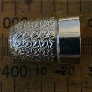Vintage Sterling Silver Thimble - Etsy