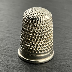 Antique Sterling Silver Thimble - Etsy