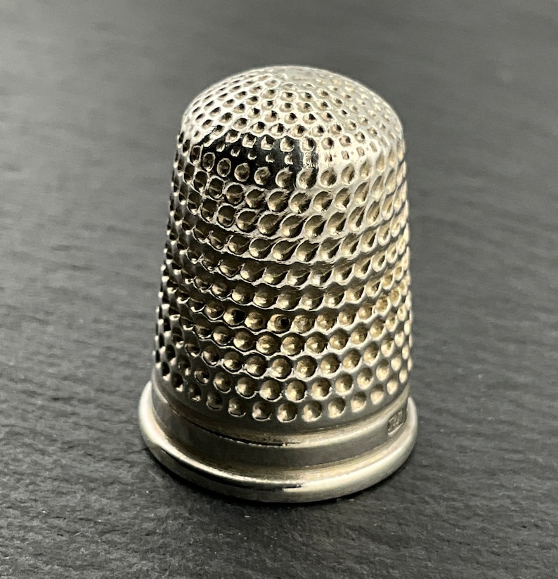 Antique Sterling Silver Thimble - Etsy