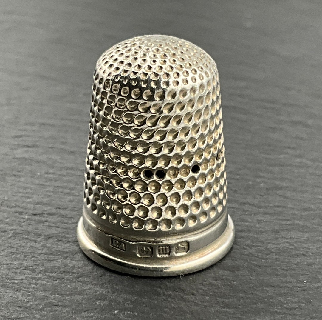 Antique Sterling Silver Thimble - Etsy