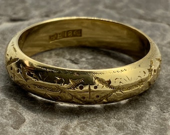 Heavy Gold Ring - Etsy