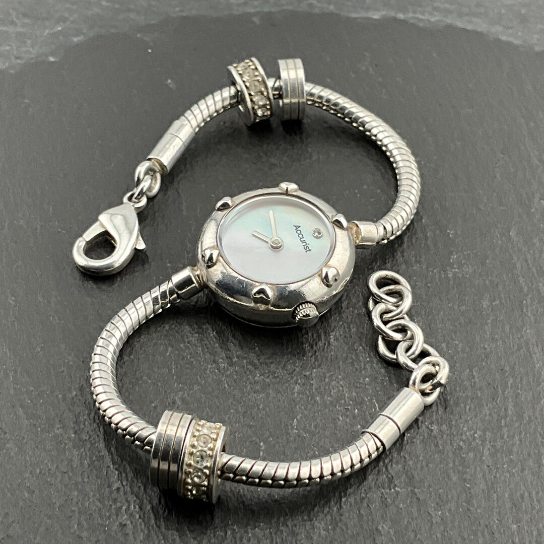 Vintage Solid Sterling Silver Wrist Watch - Etsy