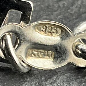 Vintage Sterling Silver Fancy Chain Link Necklace - Etsy