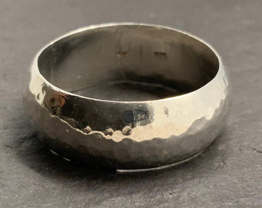 Vintage Sterling Silver Stacker Spacer Band Ring, UK Size T1/2, US Size ...