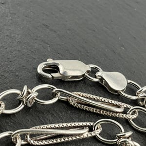 Vintage Sterling Silver Fancy Link Necklace - Etsy