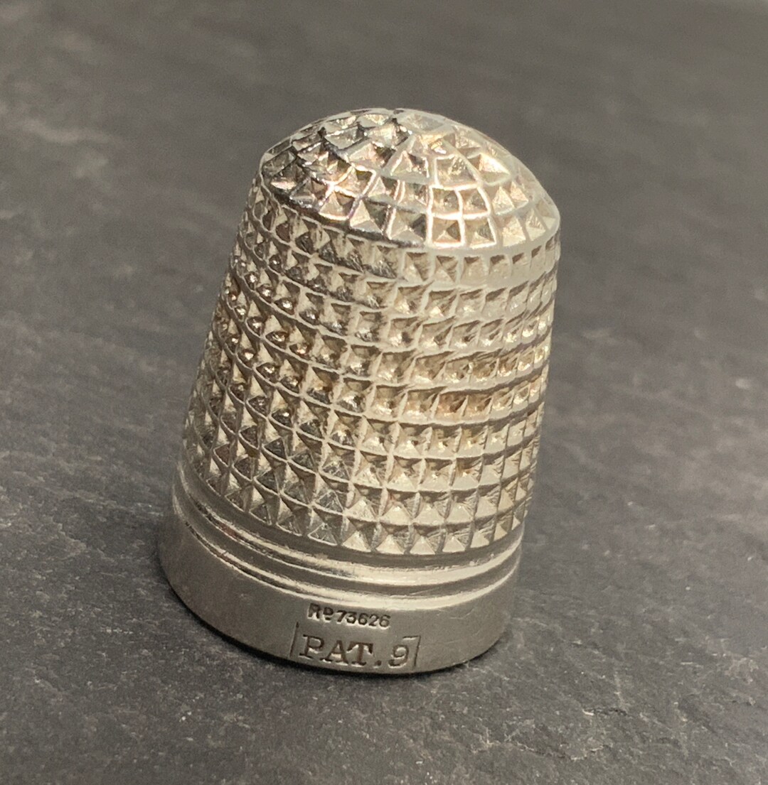 Vintage Sterling Silver Thimble - Etsy