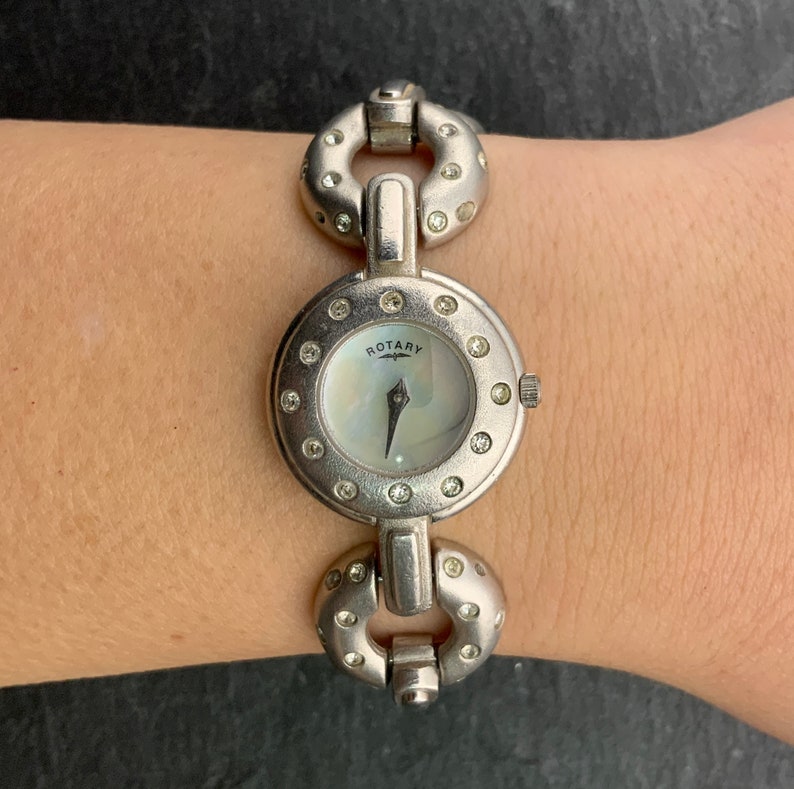 Vintage Solid Sterling Silver Rotary Wrist Watch - Etsy