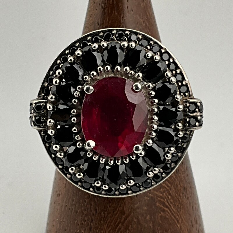 Large Ruby Ring - Etsy