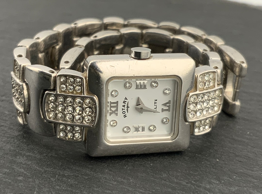 Vintage Solid Sterling Silver Rotary Wrist Watch - Etsy