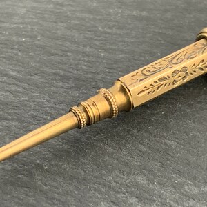 Vintage 9ct Gold Pencil - Etsy