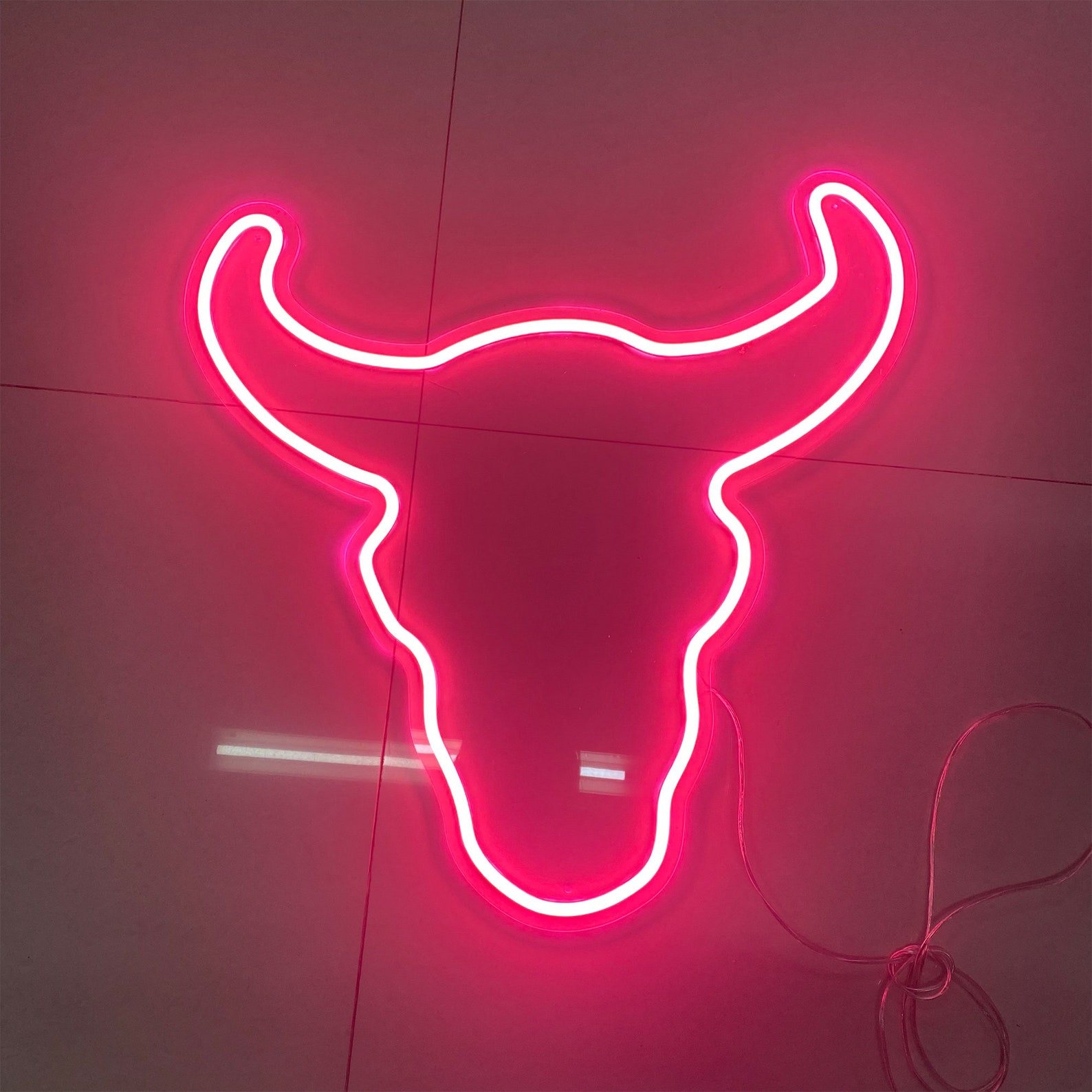 Bull Head Neon Bull Neon Bull LED Neon Sign Bull Led Neon - Etsy