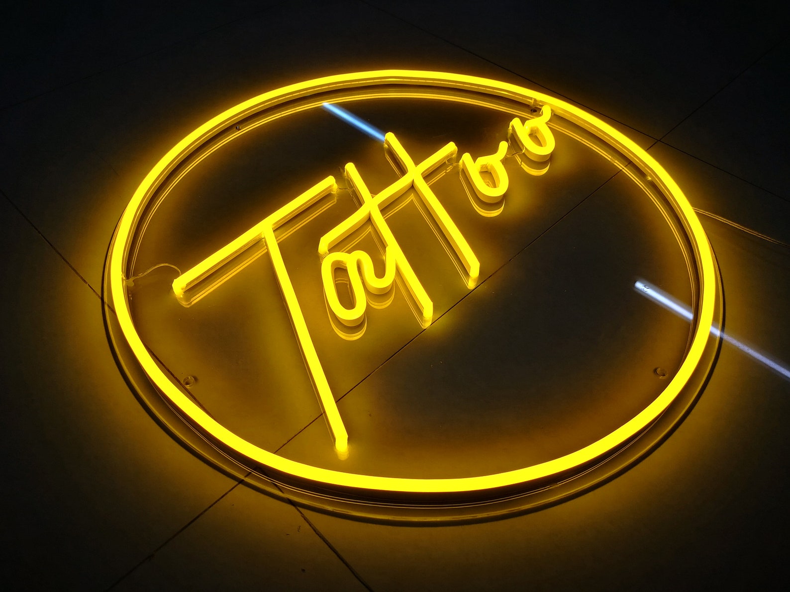 24 Height Neon Sign Custom Tattoo Parlor Neon Lights LED | Etsy