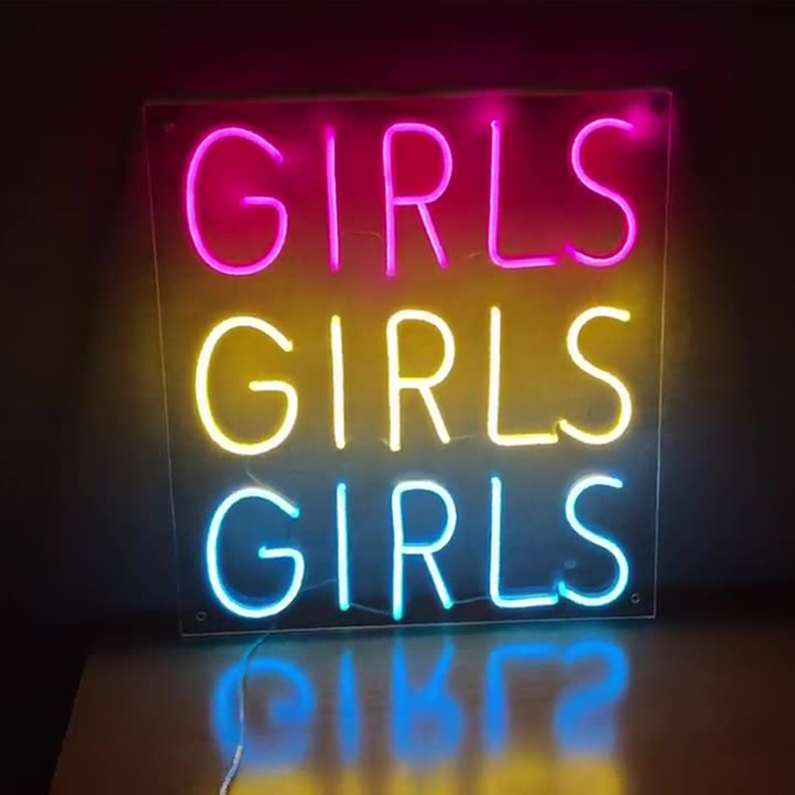 Girls Girls Girls LED Neon Signs Wall Decor Light Bedroom Home - Etsy