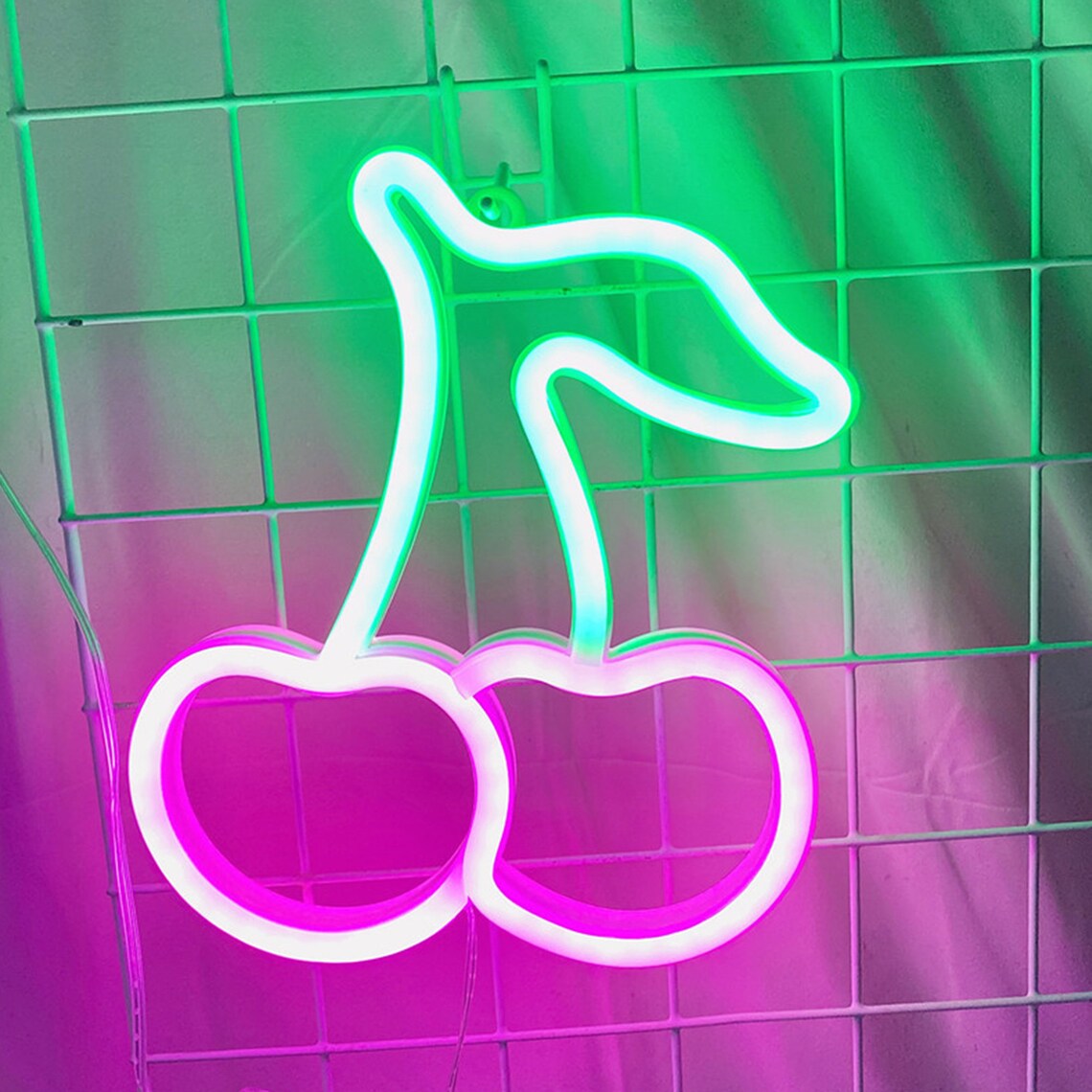 Cherry LED Neon Sign Cherry LED Neon Light Sign Cherry | Etsy