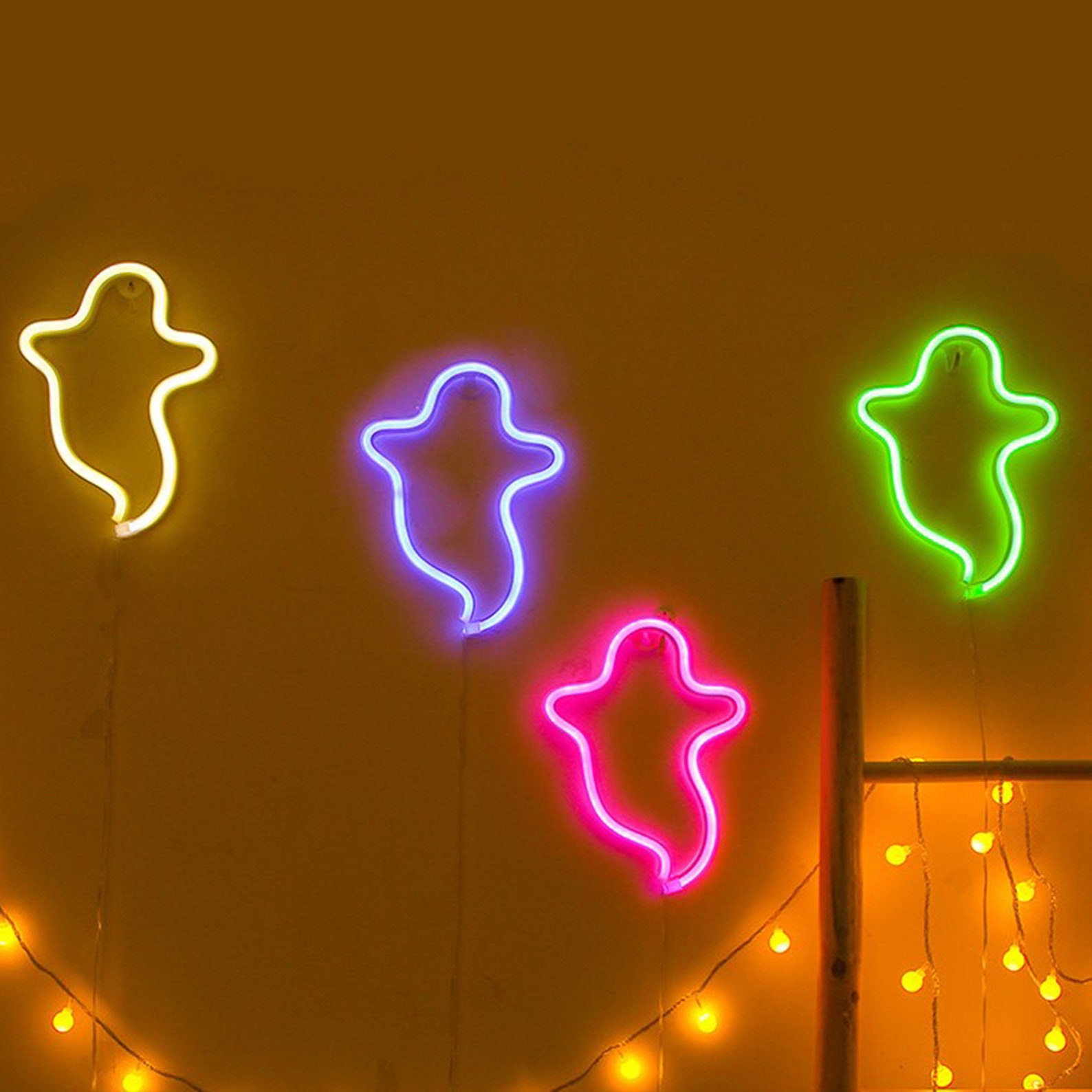 Ghost Neon Halloween Funny Neon Sign Ghost Neon Light Ghost - Etsy