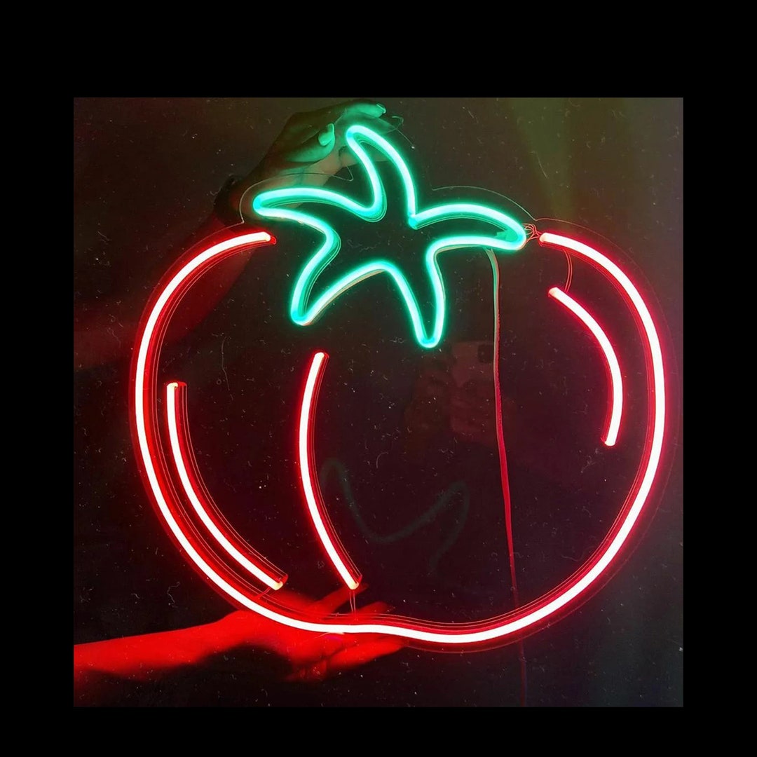 Fresh Harvest Tomato Neon Sign LED Vegetable Neon Light for - Etsy